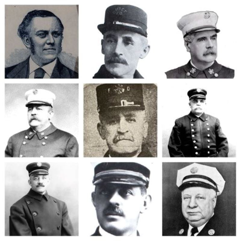 PFD Leadership: 1871 – Present – Fireman's Hall Museum Philadelphia